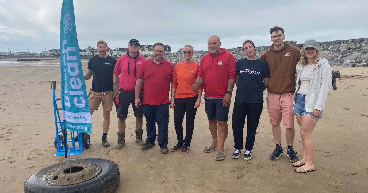 Chris Elmore MP helps kick off Great British Beach Clean at Newton ...